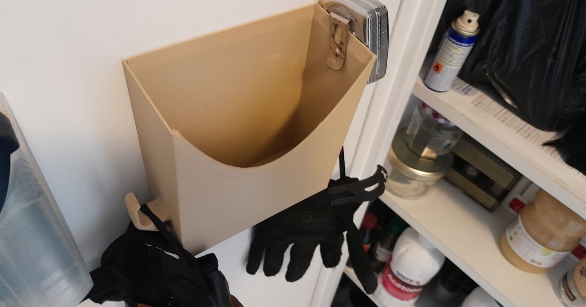 Door pin tray with hooks by RemiRemo | Download free STL model ...