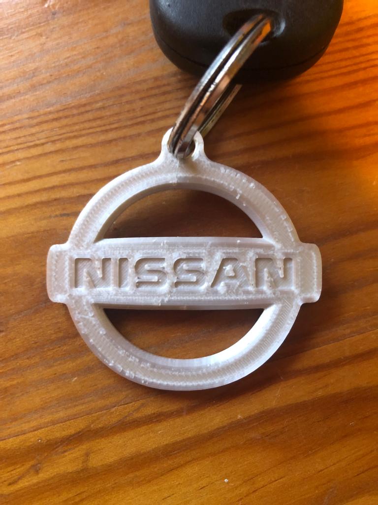 Nissan Keychain by Polimar3D | Download free STL model | Printables.com