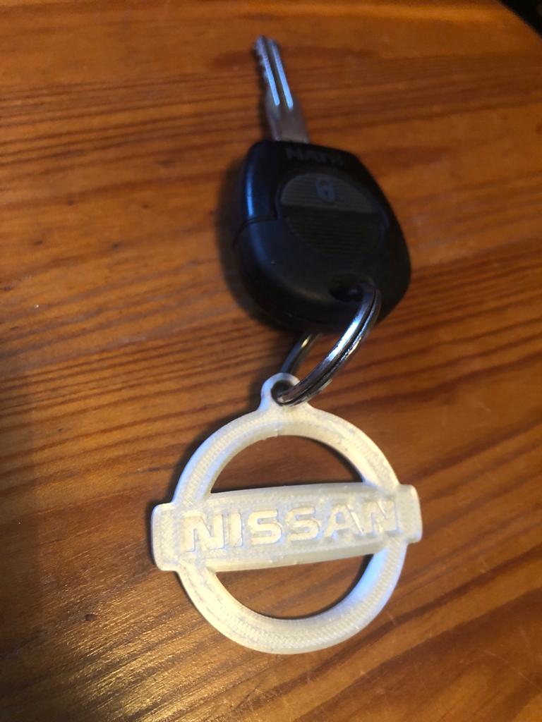 Nissan Keychain by Polimar3D | Download free STL model | Printables.com