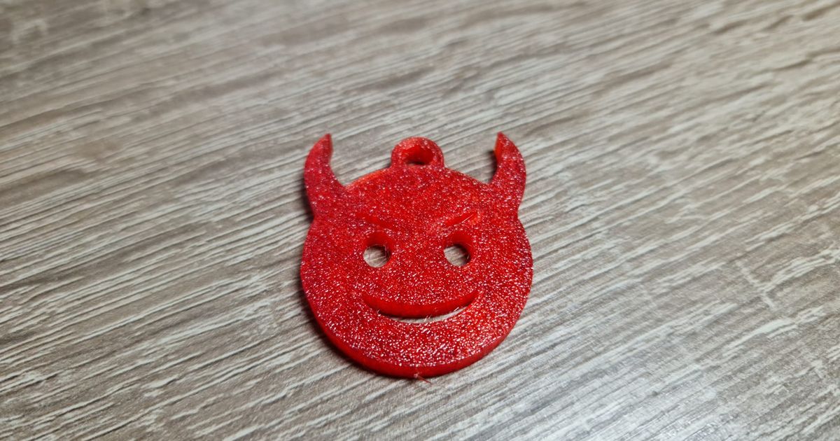 Devil Keychain by Adam M | Download free STL model | Printables.com