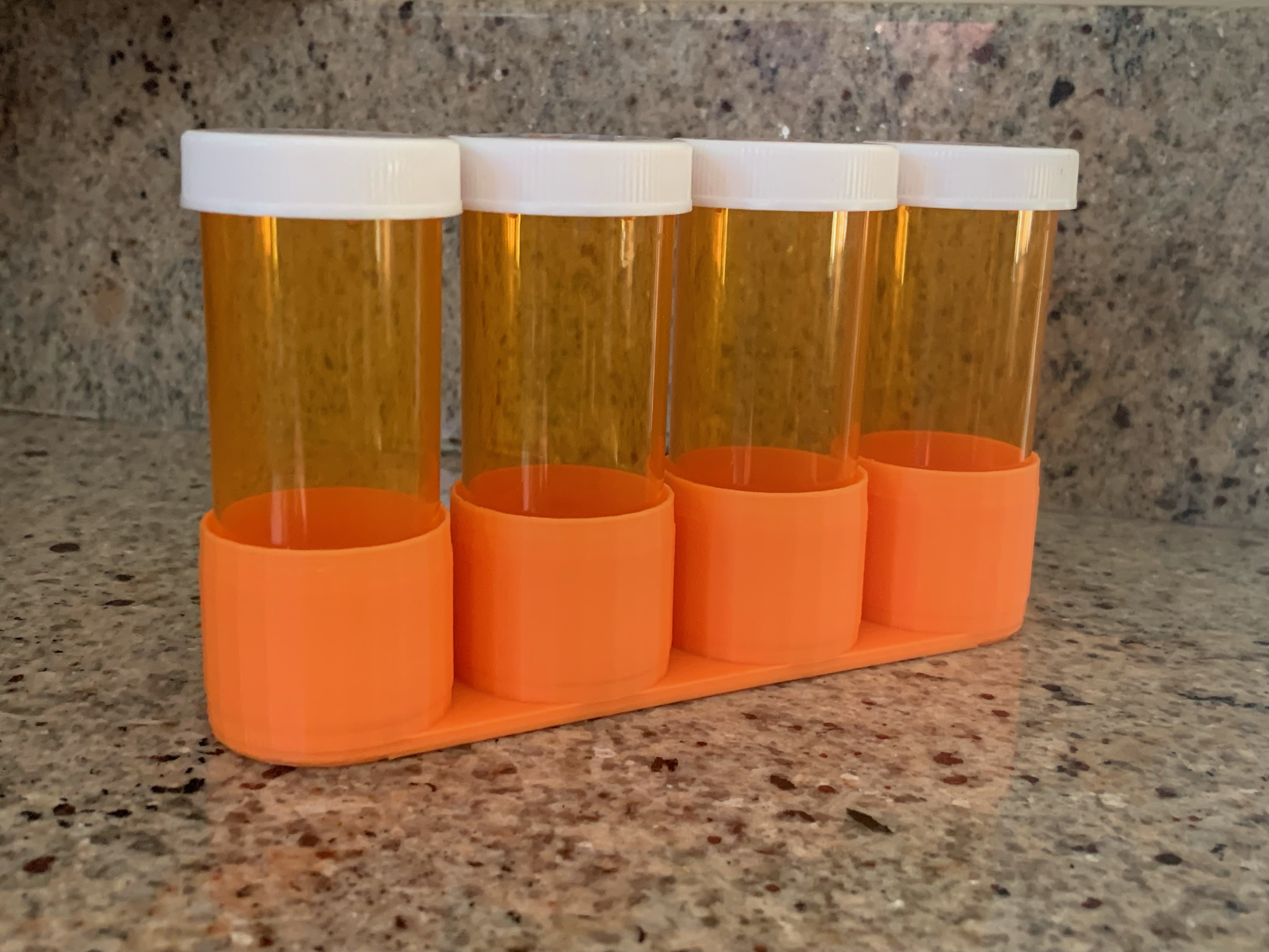 Pill Container Holder by Paul J | Download free STL model | Printables.com
