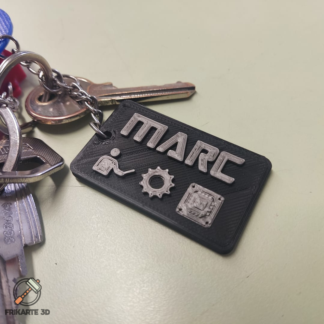 Tech-Tag by Frikarte3D | Download free STL model | Printables.com