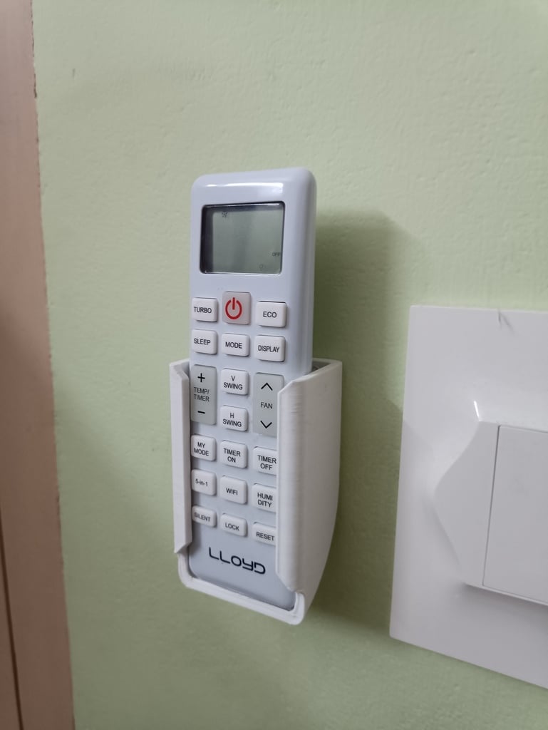 LLYOD AC remote Wall holder/mount by Black Jack | Download free STL ...