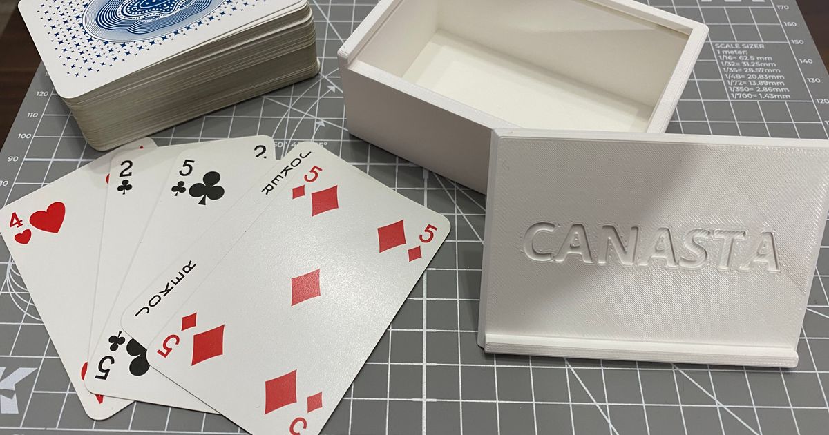 Card box by Lexikon | Download free STL model | Printables.com