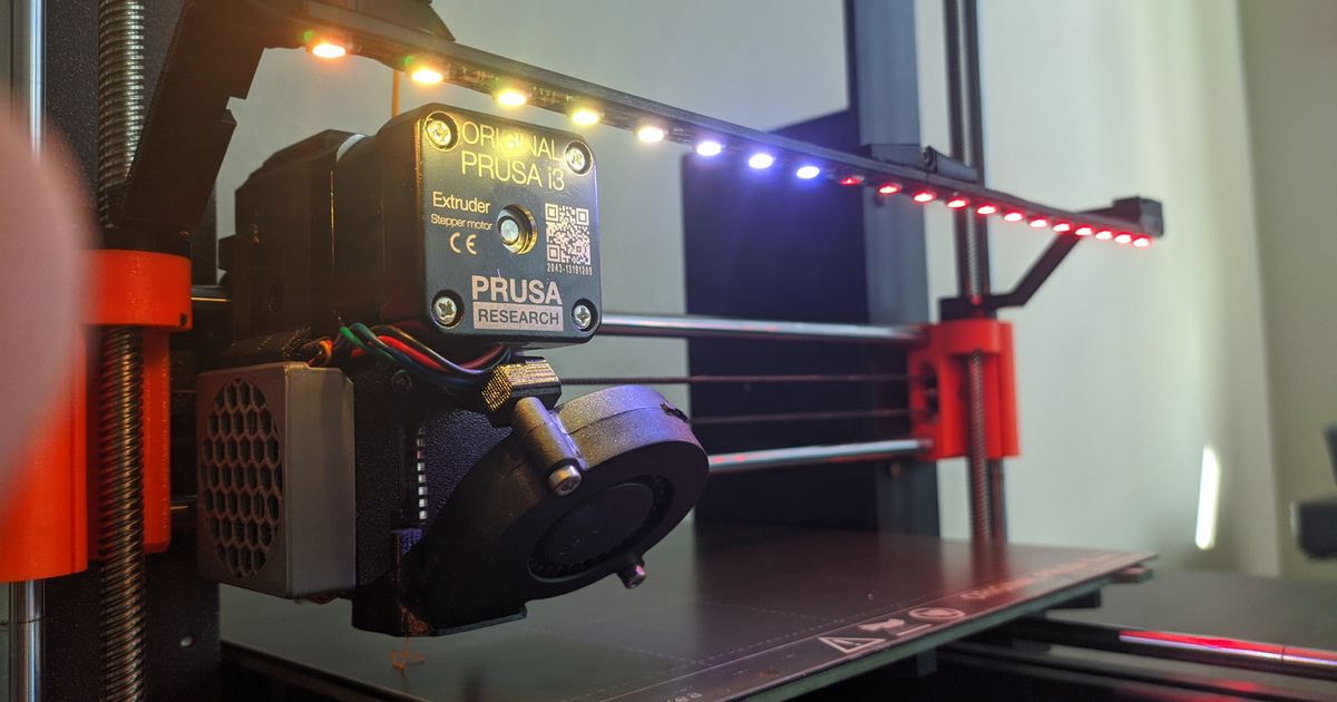 Prusa Multi-Color Unit | RGB Individually Addressable LED Light Bar by ...