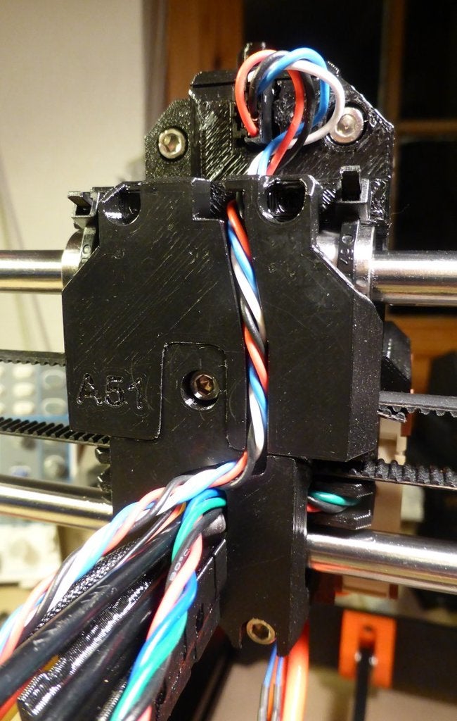 Prusa i3 MK2.5/S MK3/S/+ X Carriage Back Split Upgrade by Area51 ...
