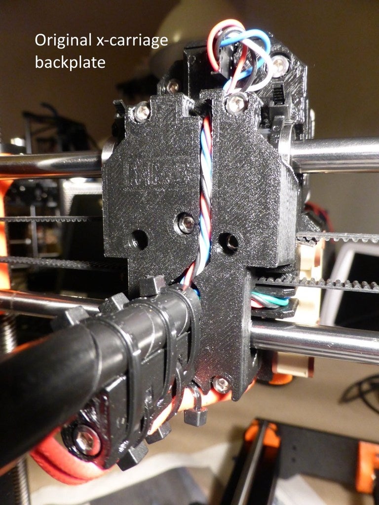 Prusa i3 MK2.5/S MK3/S/+ X Carriage Back Split Upgrade by Area51 ...