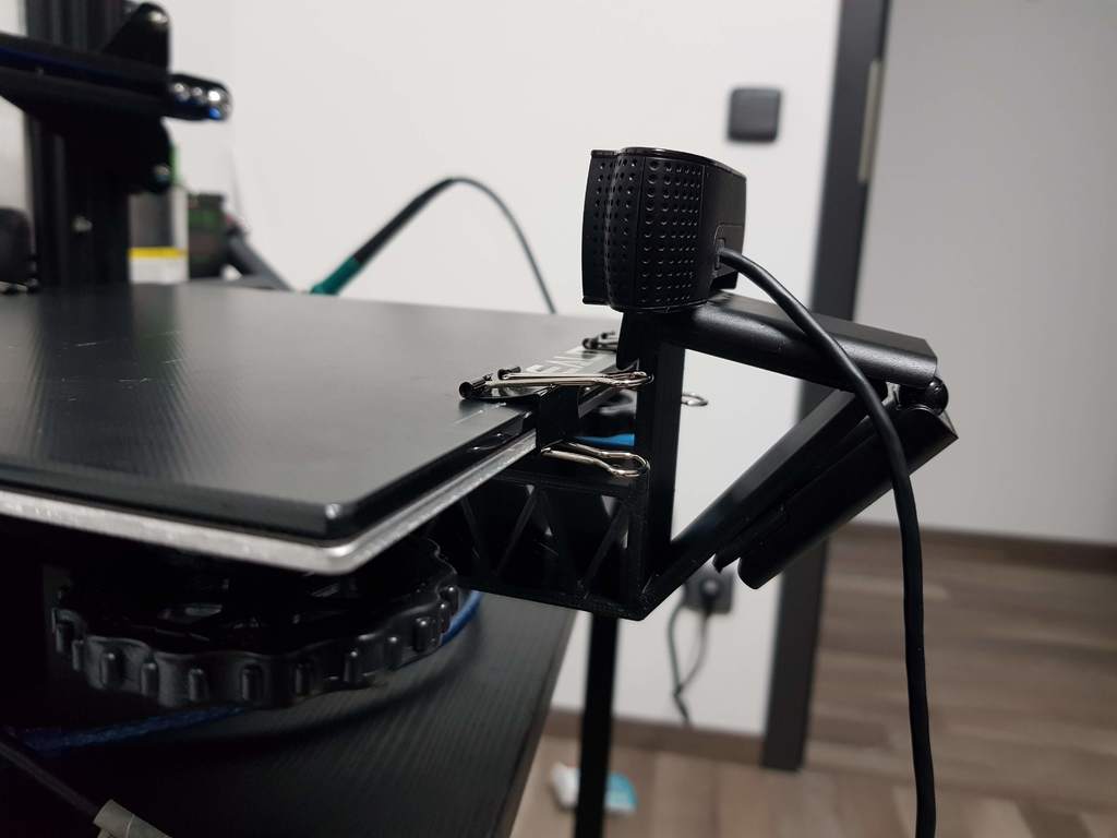 Ender 3 Pro - Logitech webcam holder by Jarda T | Download free STL ...
