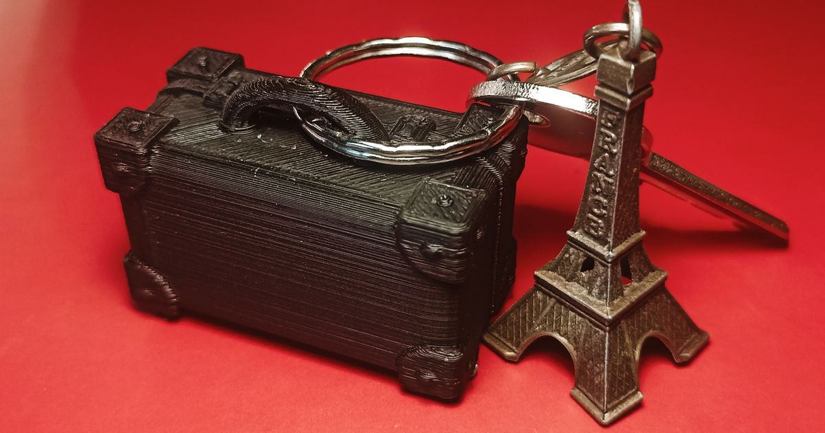Suitcase Keychain by Jannick Classen | Download free STL model ...