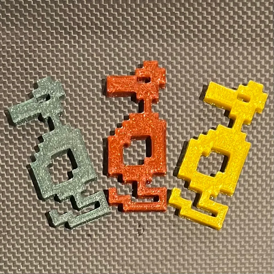 Dragon Keychain (Atari Adventure) by Jase Heuer | Download free STL ...