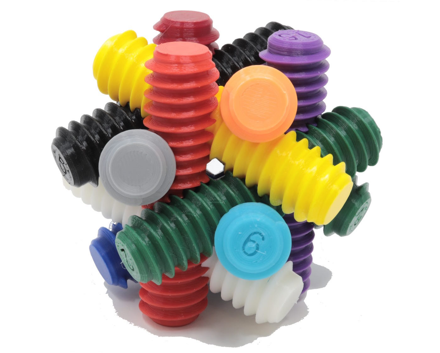 Hex Screws Puzzle by G Bell | Download free STL model | Printables.com