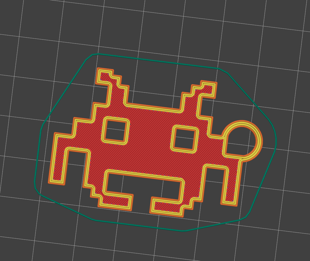 Space Invaders Key Chain by Otty_Skipper | Download free STL model ...