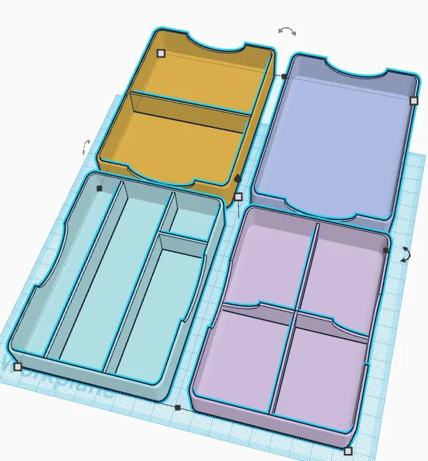 Stackable trays by Abel Argueta | Download free STL model | Printables.com
