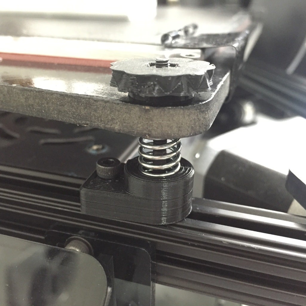 Spring Bed Leveling System (Kossel Clear, OpenBeam Printers) por ...