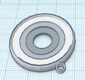 circle keychain by Maxtw | Download free STL model | Printables.com