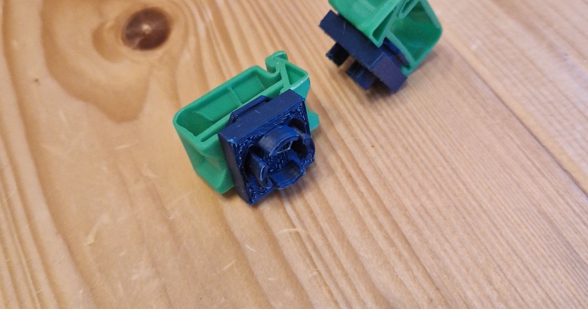 Qube 500 single pin cable clip by North_scape | Download free STL model ...