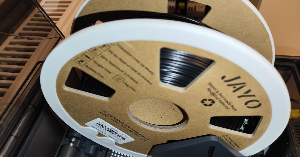 JAYO Cardboard (2 holes) Spool Ring Adapter for Bambu Lab AMS by ...