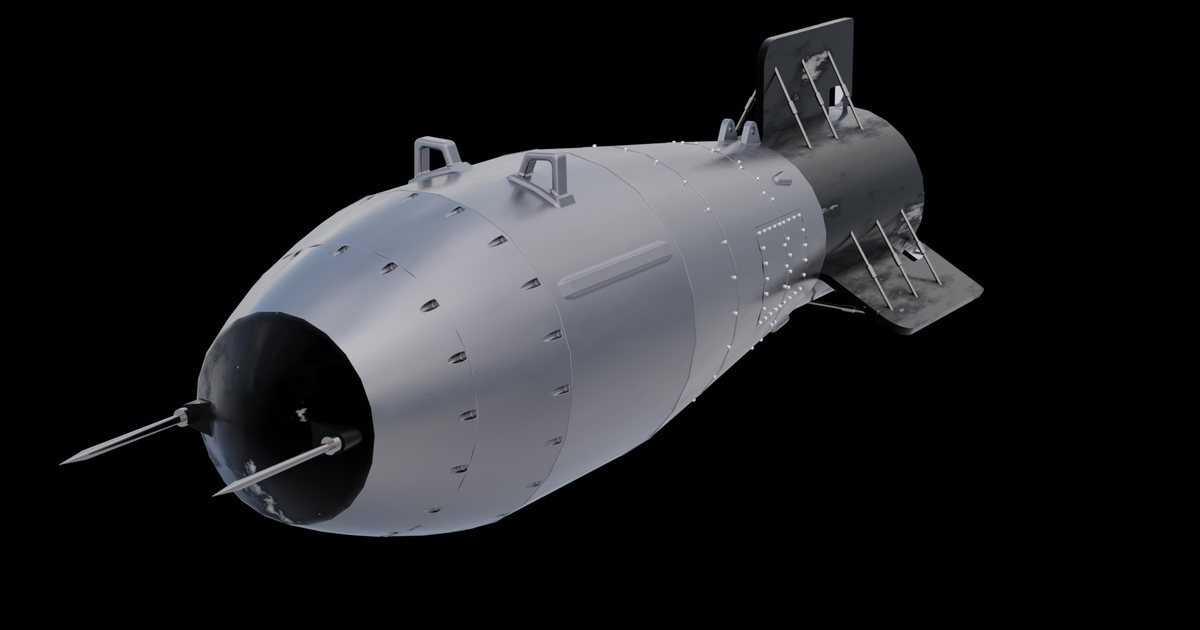 Tsar Bomba (AN602) by Ahmed Alsarraf | Download free STL model ...