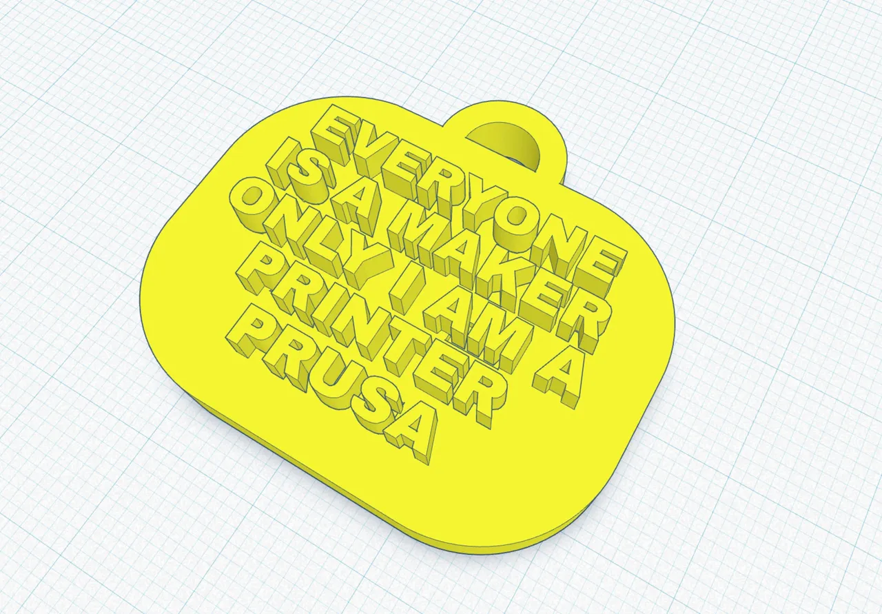 Key Tag Prusa by ShaggyD00 | Download free STL model | Printables.com