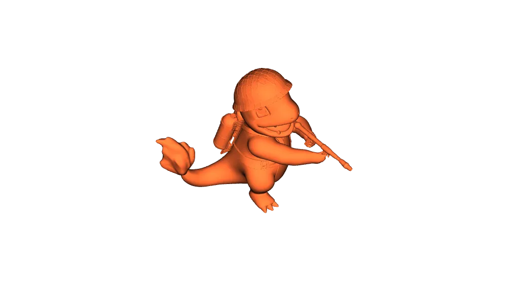 flame thrower charmander by 1994df | Download free STL model ...