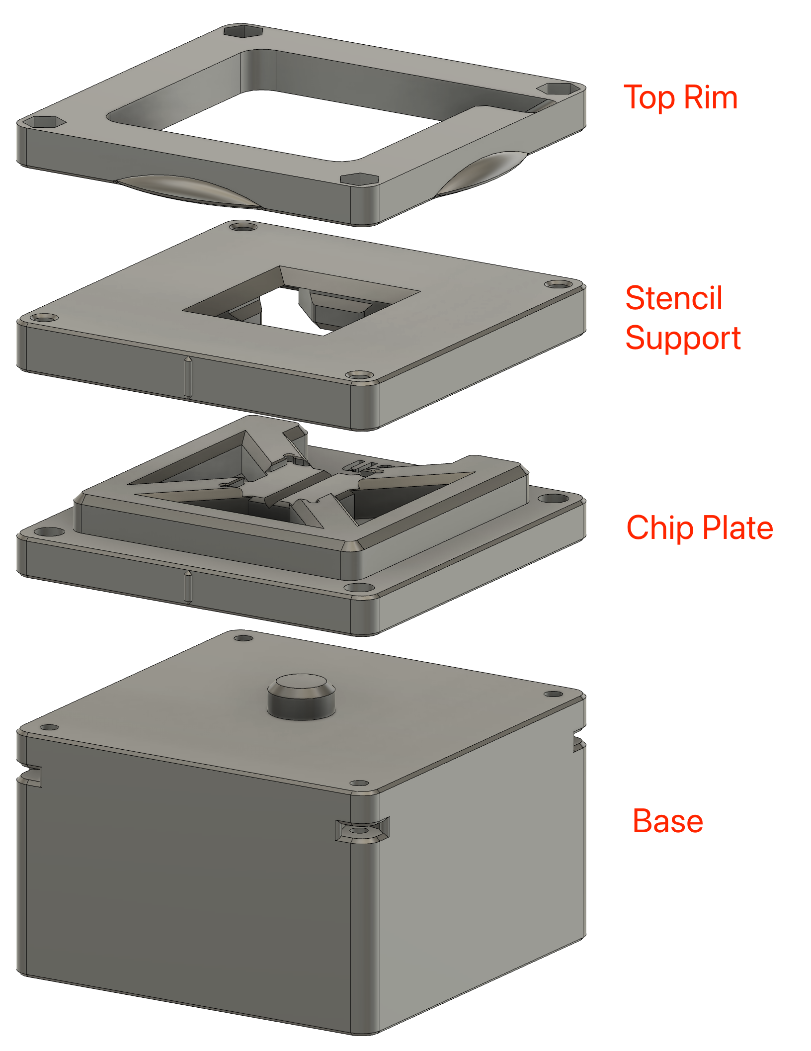 GDDR6X BGA Reballing Jig by Jeff Chen | Download free STL model ...
