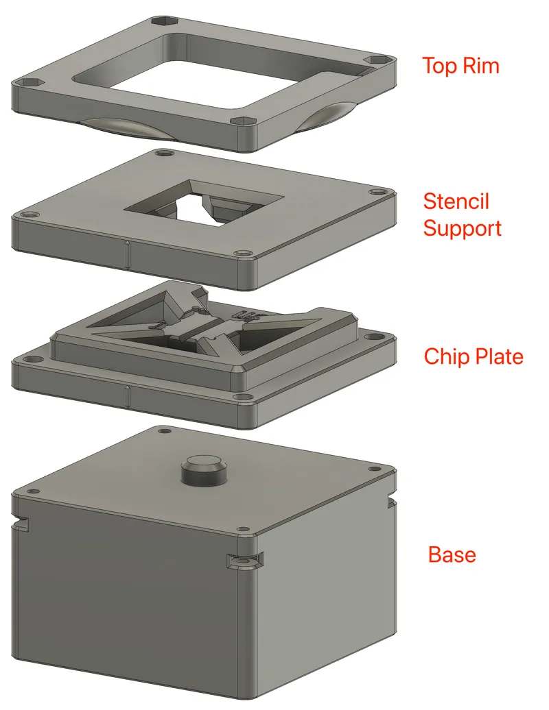 GDDR6X BGA Reballing Jig by Jeff Chen | Download free STL model ...