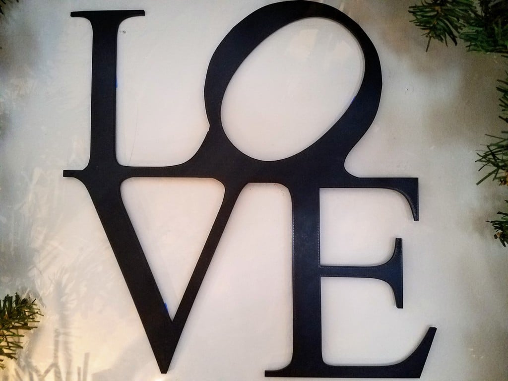 Love Sign by Mason Nicholls | Download free STL model | Printables.com