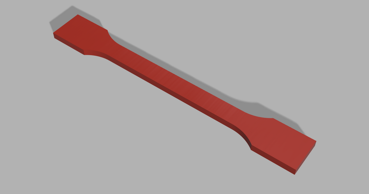 1A - Tensile strength specimen (ISO 527-2) by Mateusz Markowski ... 1A - Tensile strength specimen (ISO 527-2) by Mateusz Markowski ...
