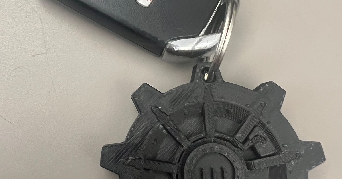 Vault Tech Keychain by WarDad18 | Download free STL model | Printables.com