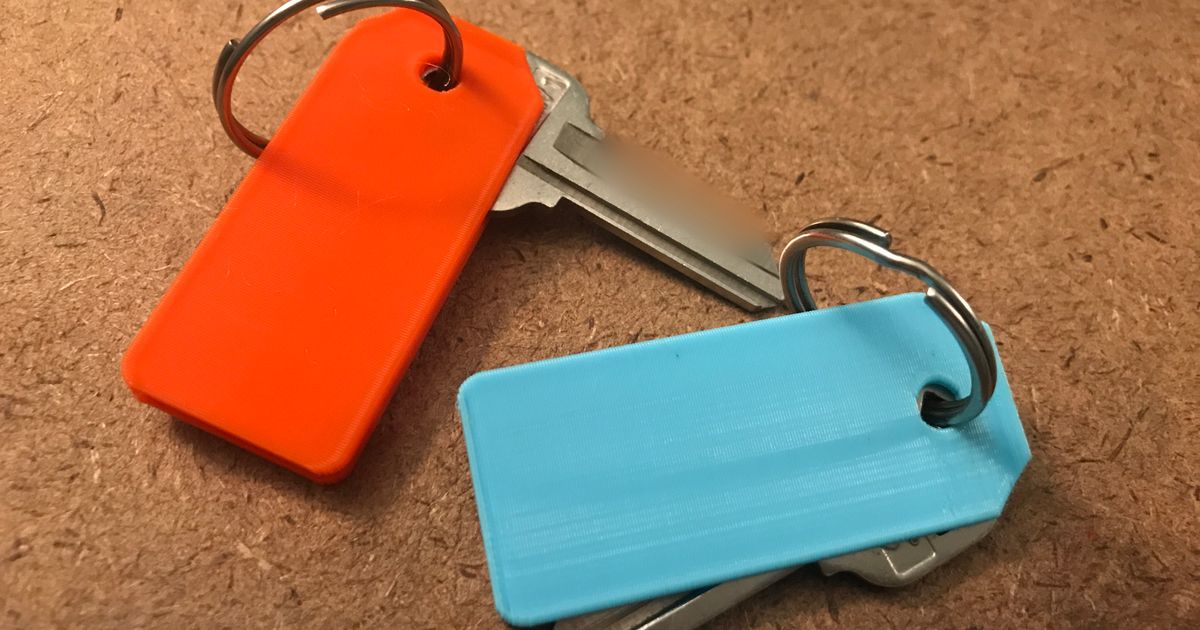 Slim Security Keytag by secv | Download free STL model | Printables.com