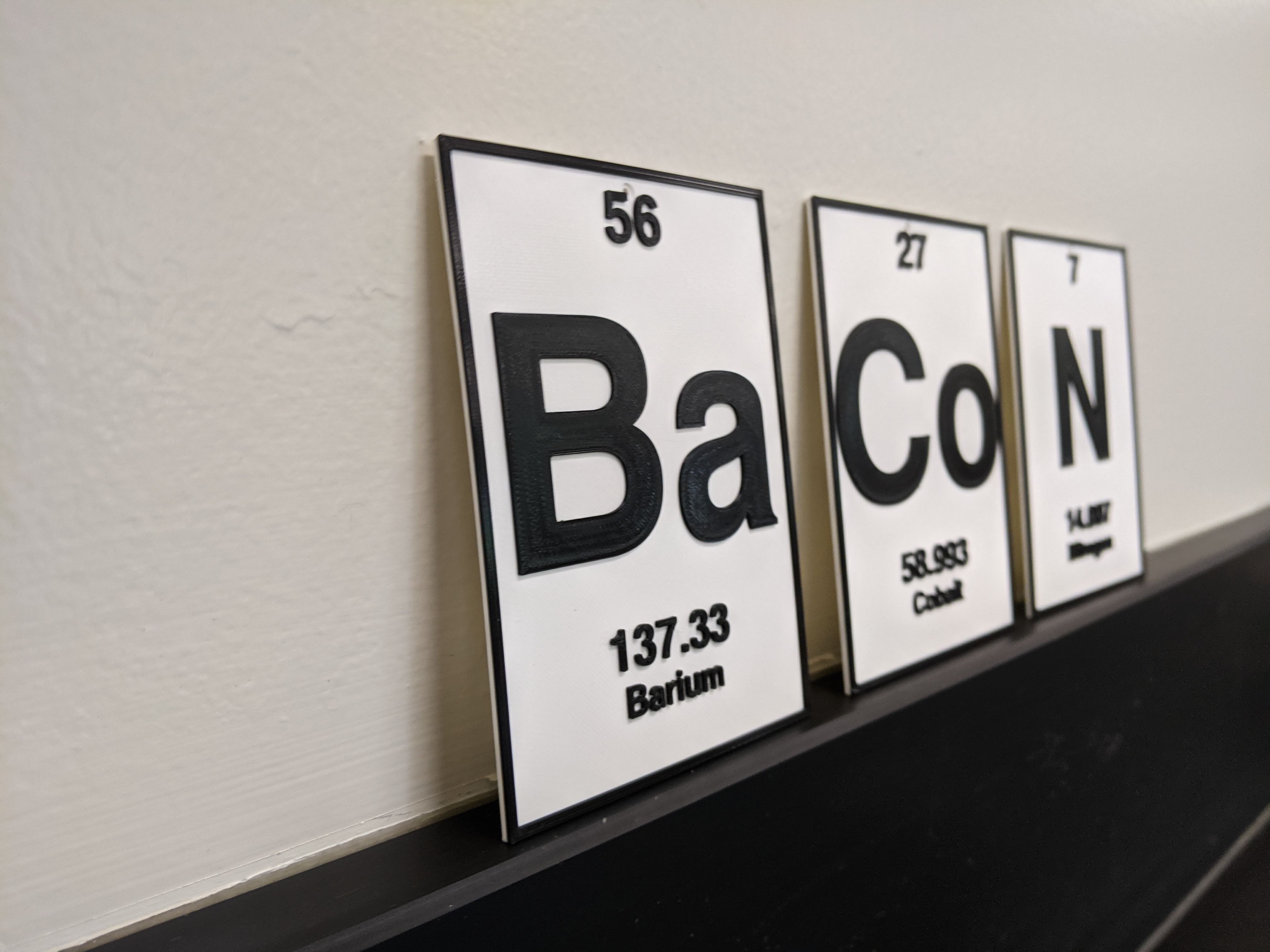 BaCoN | Elements of the Periodic Table by Josh Carroll | Printables Store