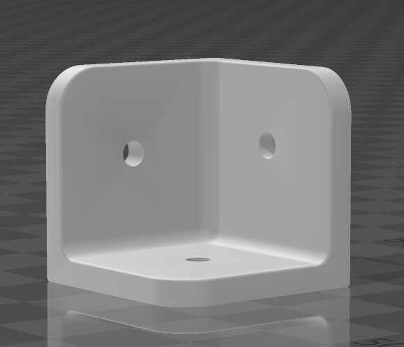 Square Corner Bracket by Chris | Download free STL model | Printables.com