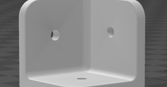 Square Corner Bracket by Chris | Download free STL model | Printables.com Square Corner Bracket by Chris | Download free STL model | Printables.com
