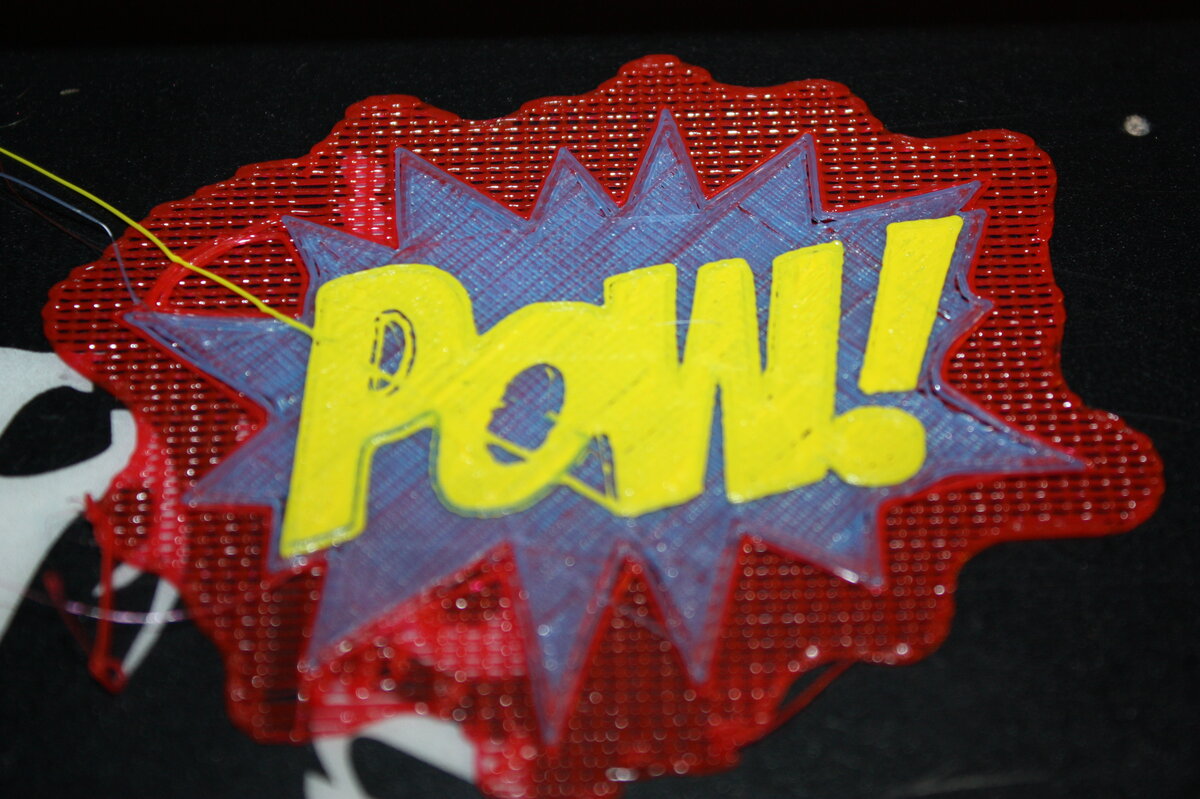 POW! Keychain by Magig_I3Prusa | Download free STL model | Printables.com