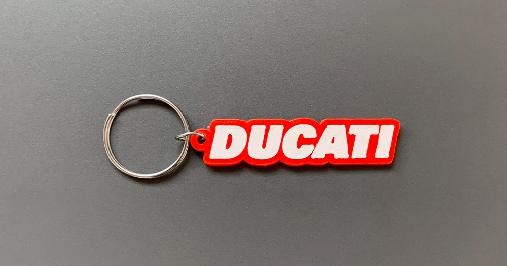 Ducati keychain by Janeo | Download free STL model | Printables.com