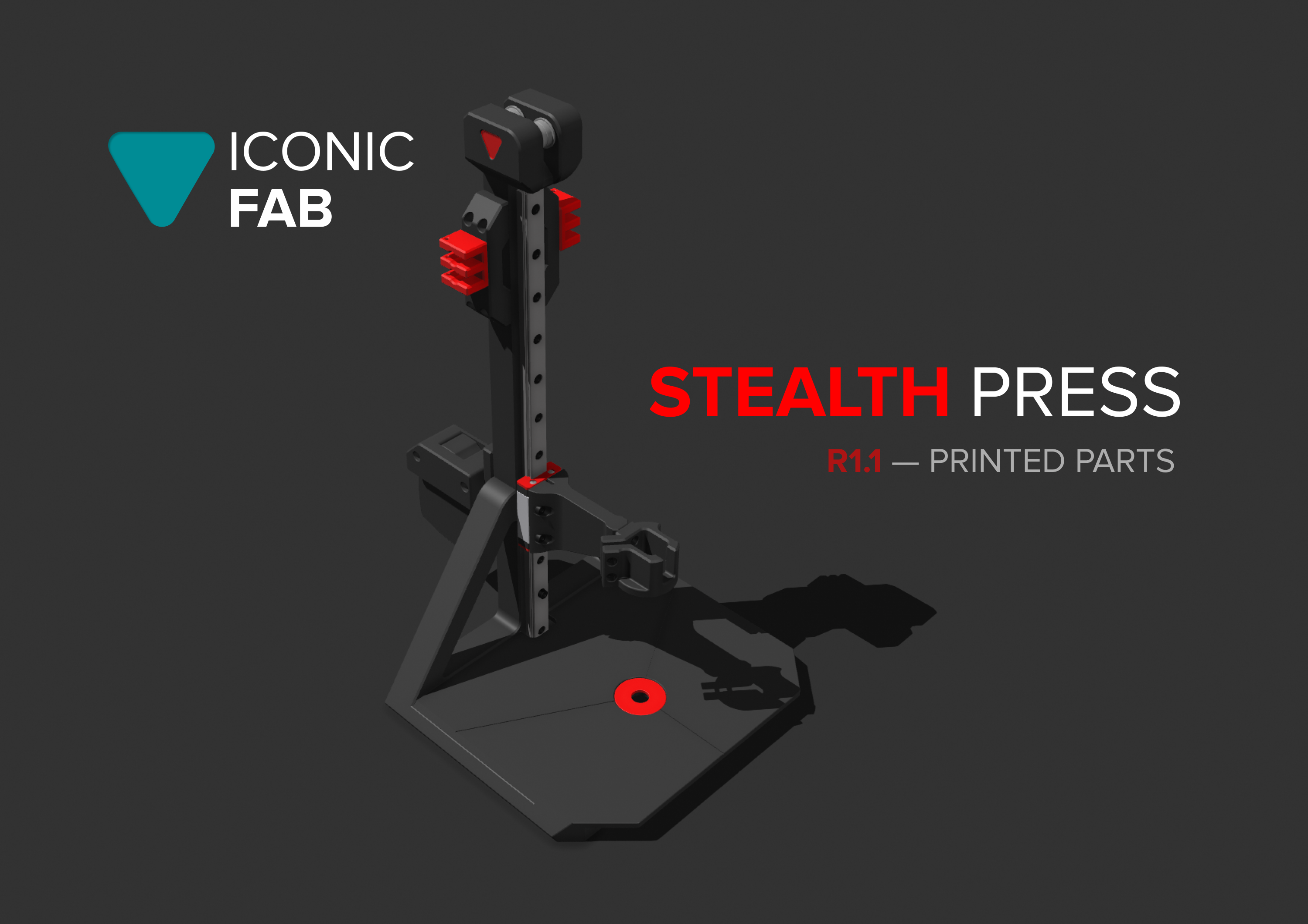 Stealth Press (Heat Set Insert Press) por ICONIC FAB | Descargar modelo ...
