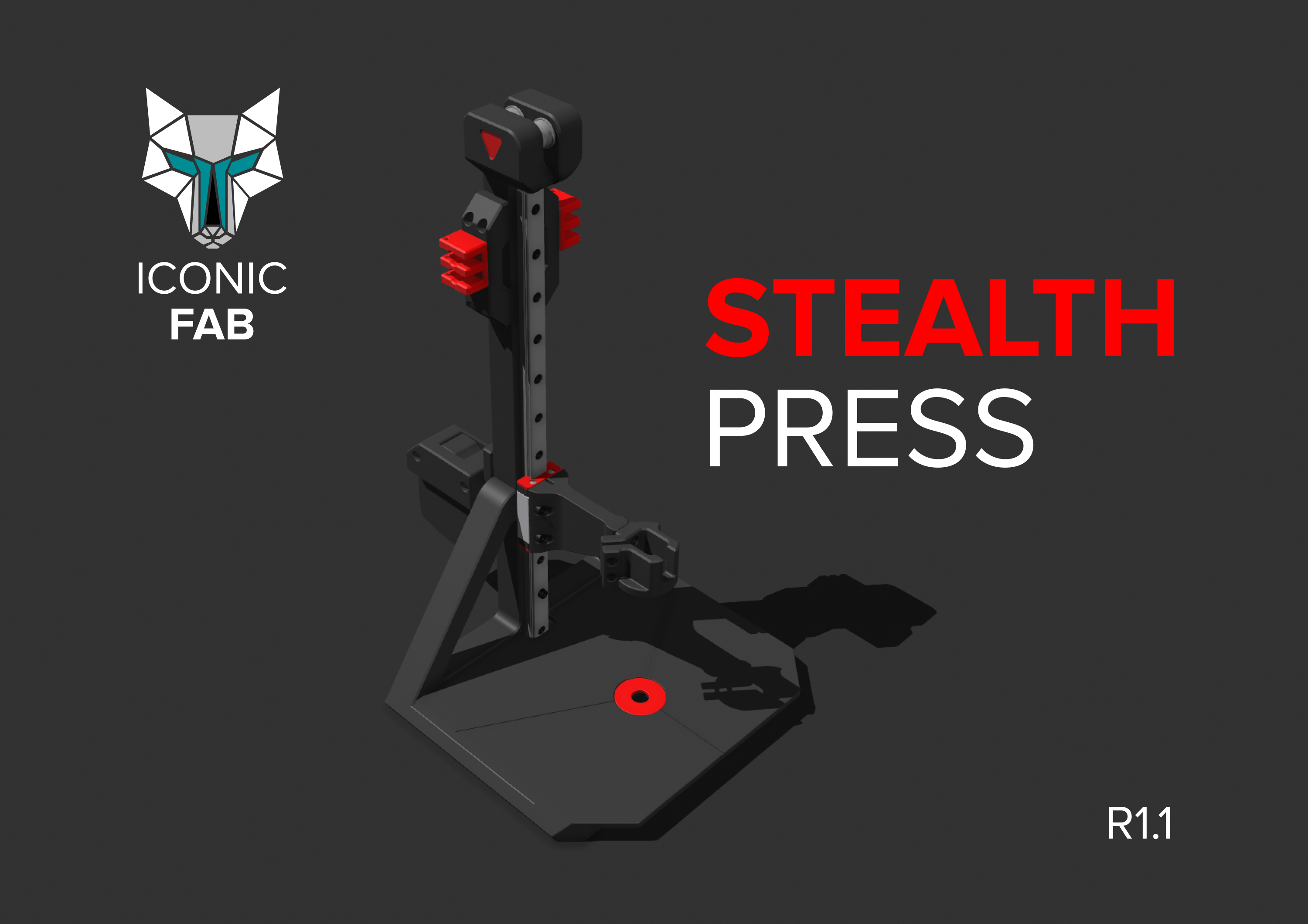 Stealth Press (Heat Set Insert Press) by ICONIC FAB | Download free STL ... Stealth Press (Heat Set Insert Press) by ICONIC FAB | Download free STL ...