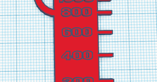 Keychain filament measure by KOTA CAD | Download free STL model ...