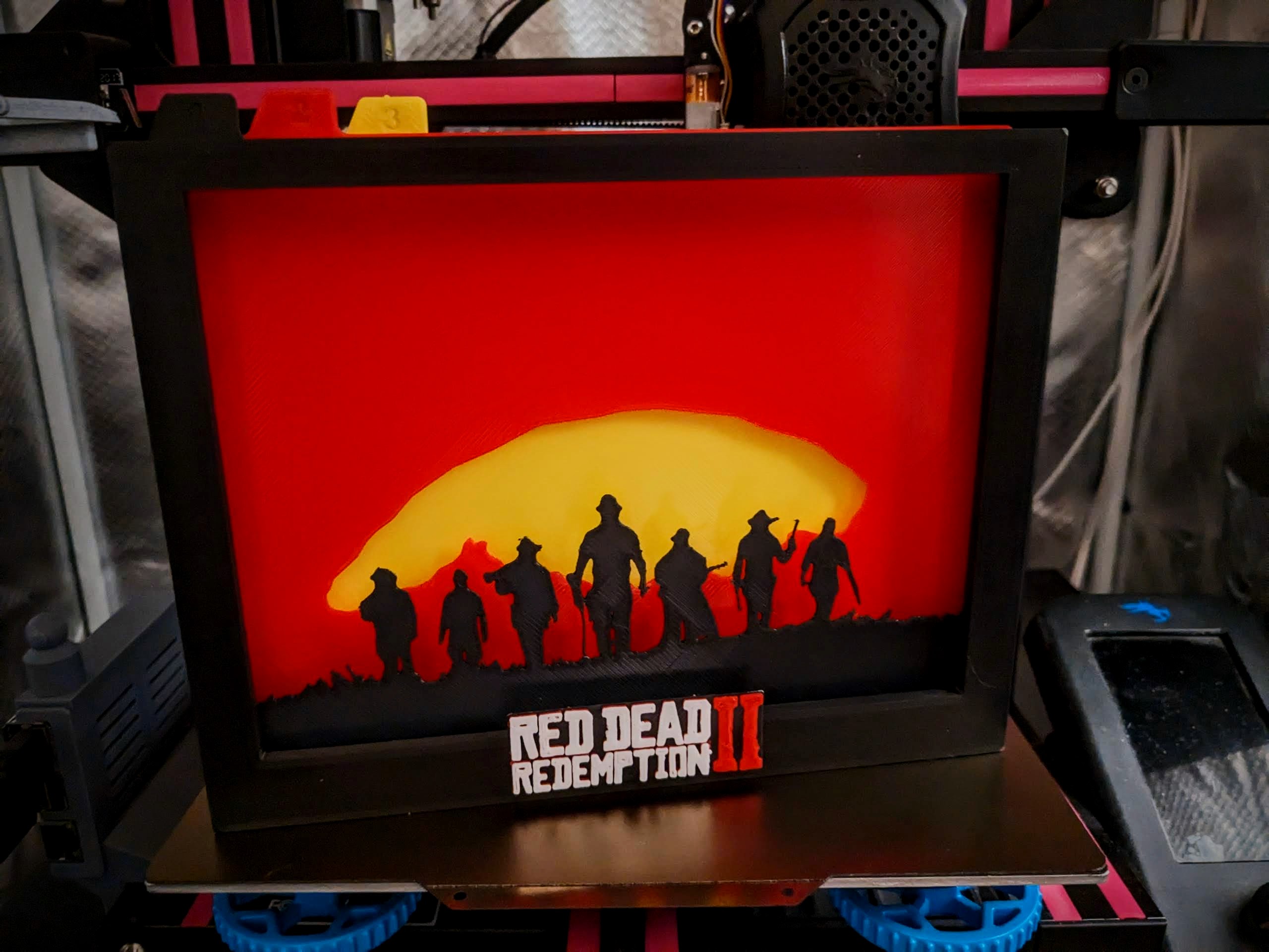 Red Dead Redemption 2 Shadowbox by Tacitus Kilgore | Download free STL ...