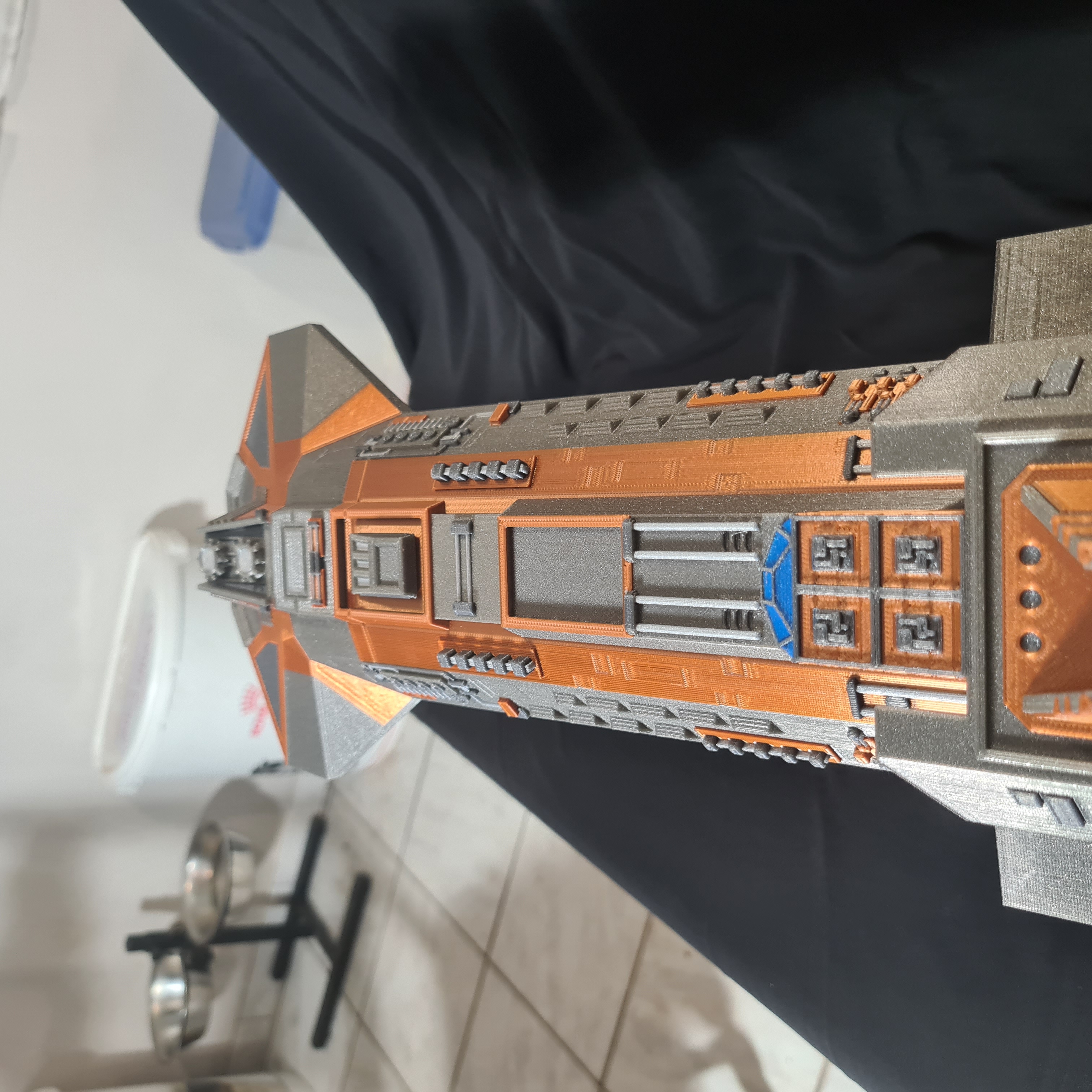 Lantean / Asuran Destroyer 1:2000 scale by Lionel SAVOCA | Download ...