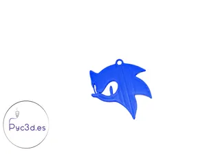 SONIC HEAD KEYCHAIN by PYC3D.ES | Download free STL model | Printables.com