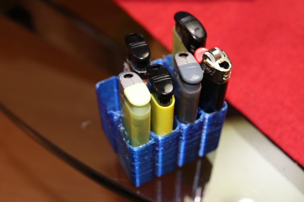 Lighter box to organize stash of 8 lighters by moWerk | Download free ...