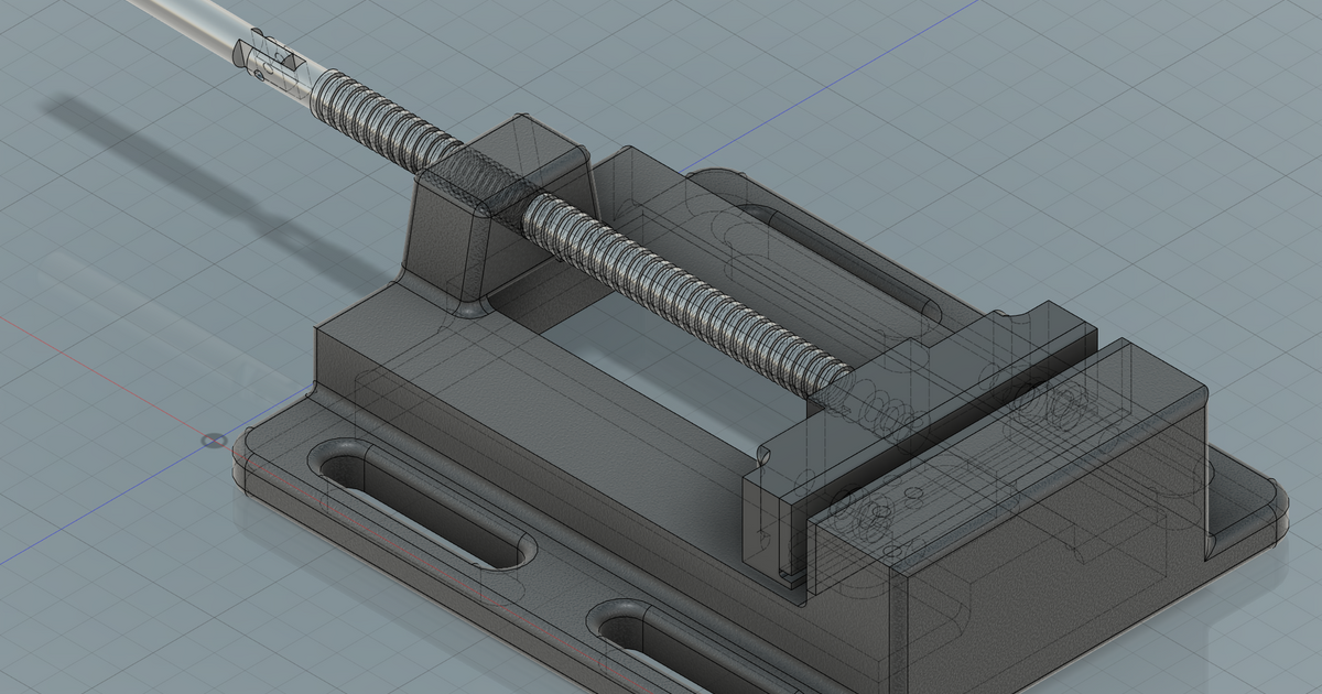 Drill Press Vice Assembly By Koosh Download Free Stl Model