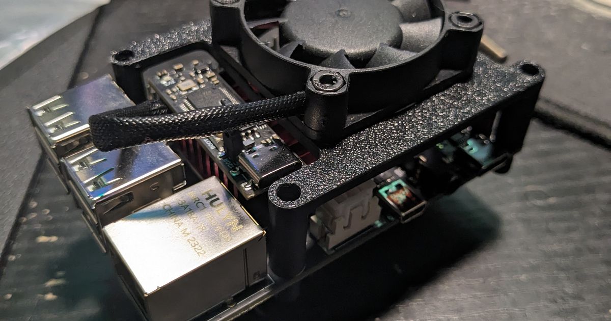 BTT Pi Fan Mount by Phanden | Download free STL model | Printables.com