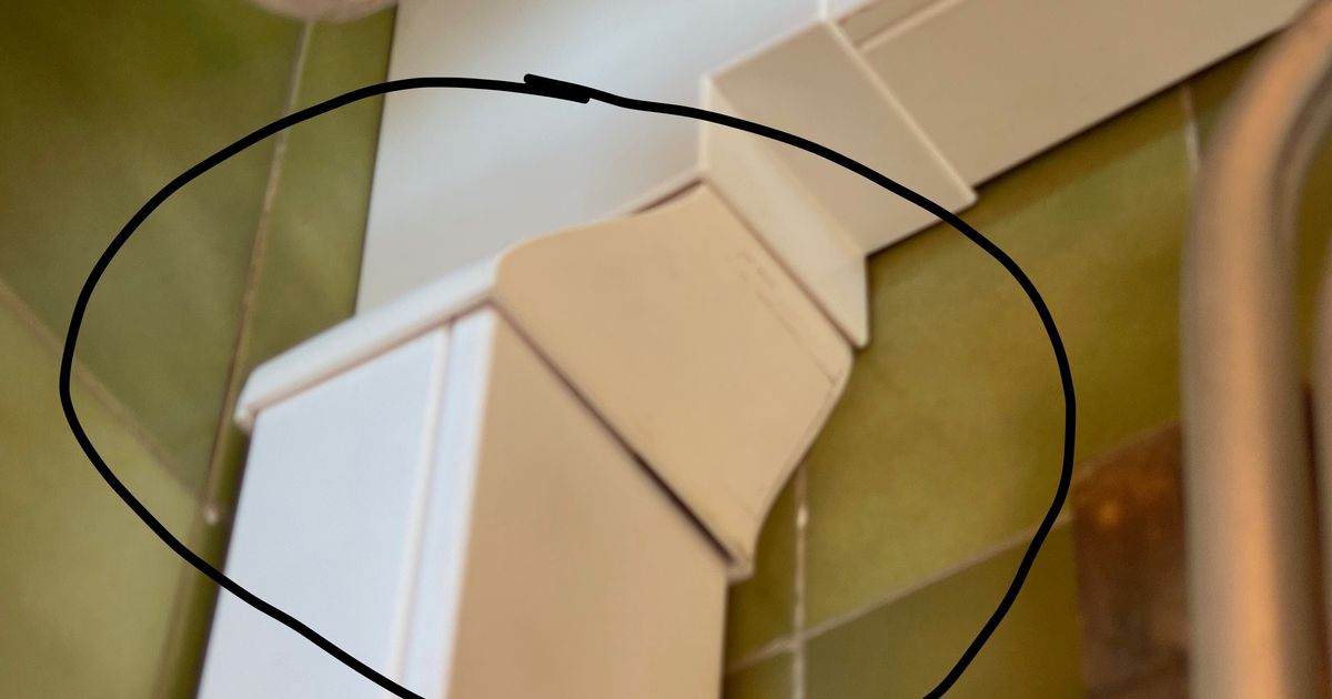 Corner for cable channel with 90º rotation by 1ri | Download free STL ...