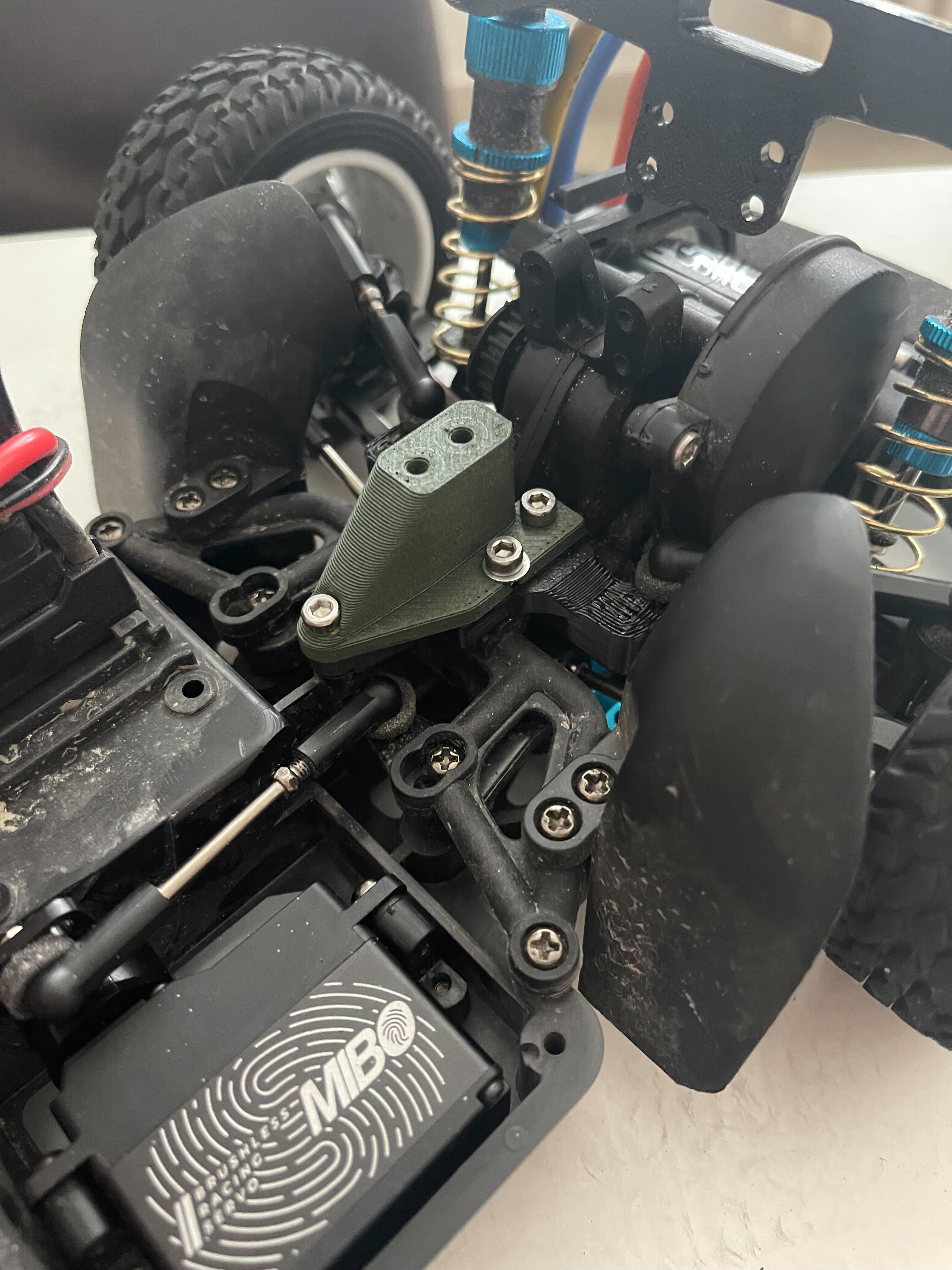 Tamiya XV-01 Front Shock Tower Boost (FWD/AWD edition) by JaSi ...
