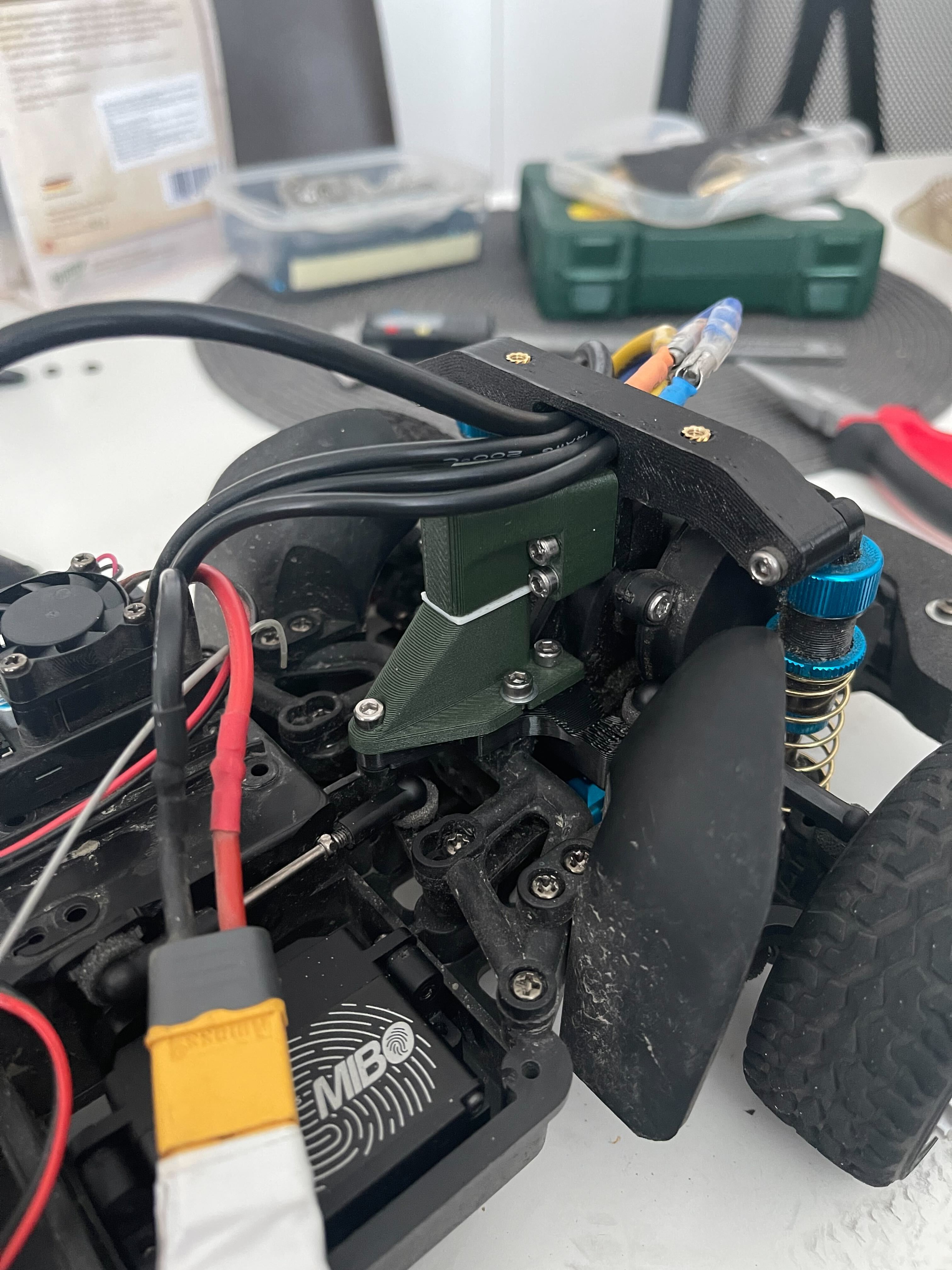 Tamiya XV-01 Front Shock Tower Boost (FWD/AWD edition) by JaSi ...