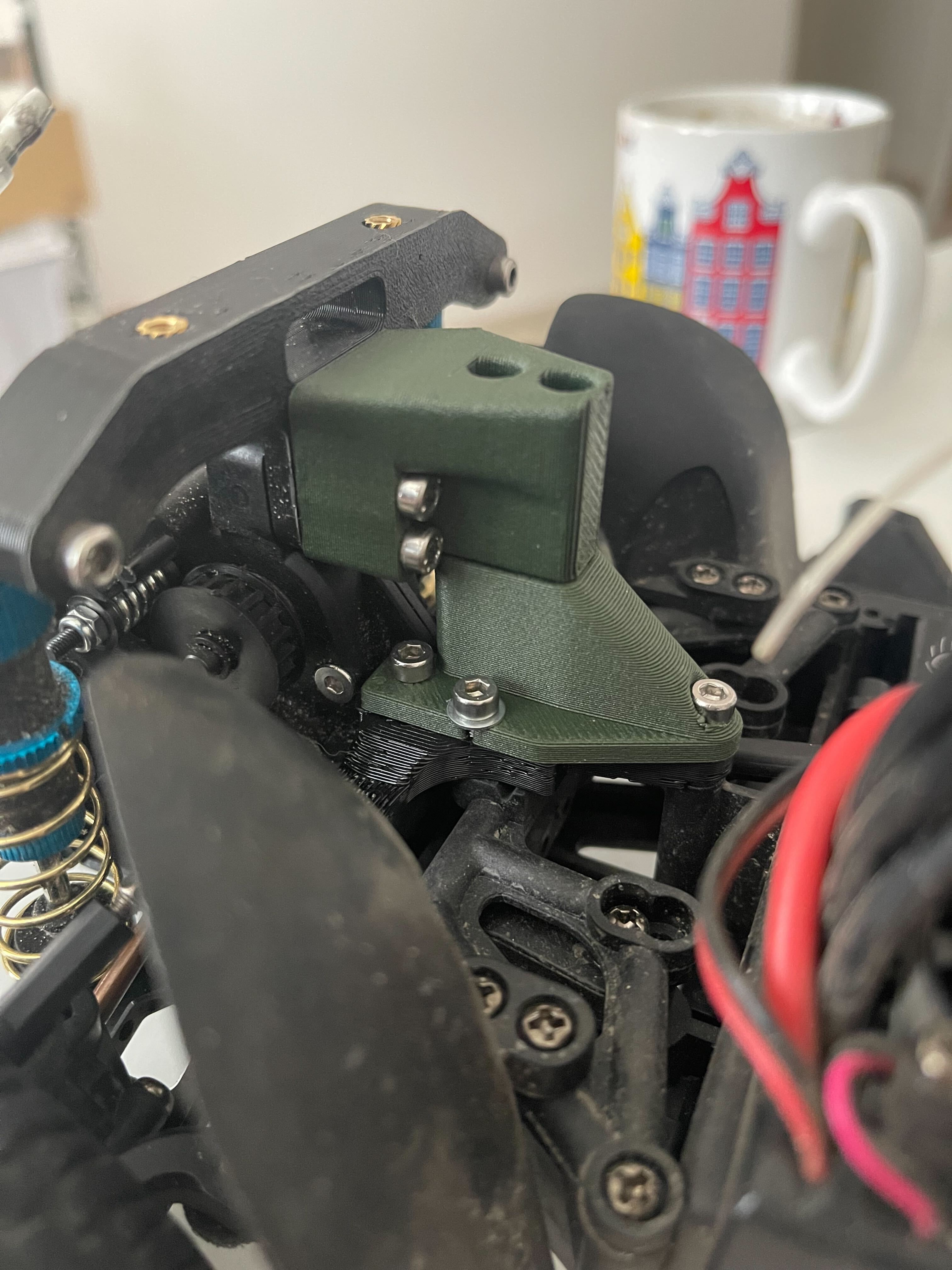 Tamiya XV-01 Front Shock Tower Boost (FWD/AWD edition) by JaSi ...