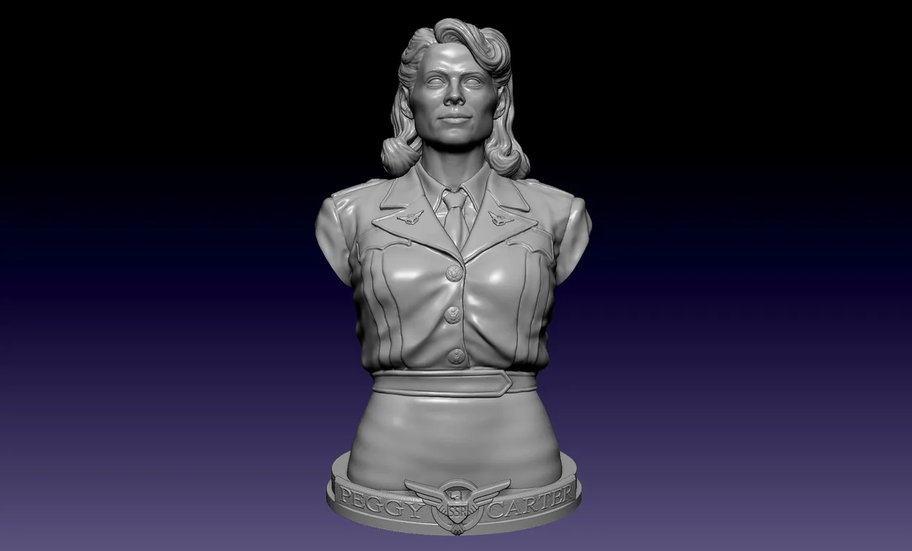 Peggy Carter Bust by JS-studio | Download free STL model | Printables.com