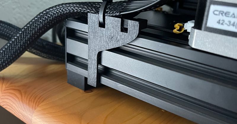 Ender 3 V2 Wire Support Bracket V3 by Tim Goudy | Download free STL ...